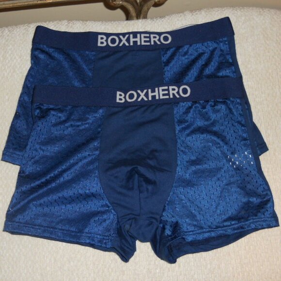 Box Hero | Underwear & Socks | New Box Hero M Blue Boxer Briefs Bamboo ...
